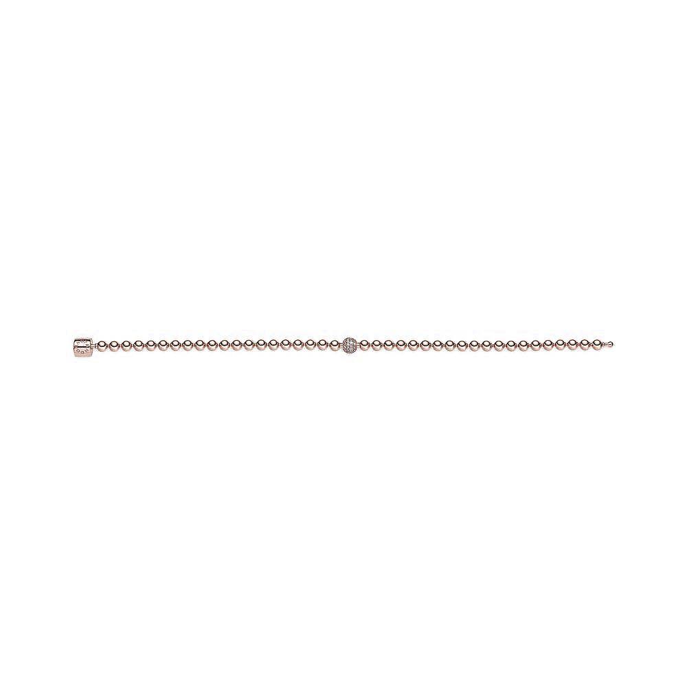 Pandora Kralen & Pavé Roségoud Armband 588342CZ – PansiteNederland.nl